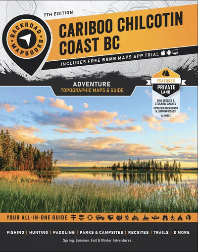 Backroad Mapbooks | Cariboo Chilcotin Coast BC Mapbook 7th Edition | Mt ...