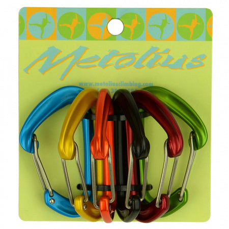 Metolius | FS Mini II Carabiner - Jet Set 6-Pack | Mt. Waddington's ...