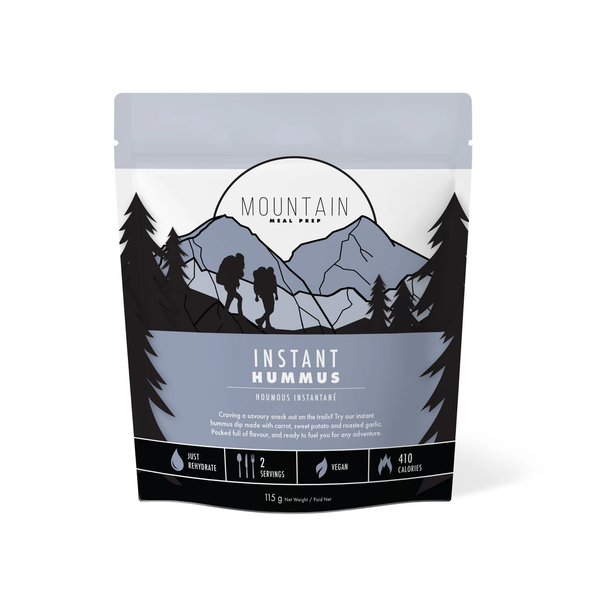 Mountain Meal Prep | Instant Hummus | Mt Waddington Outdoors