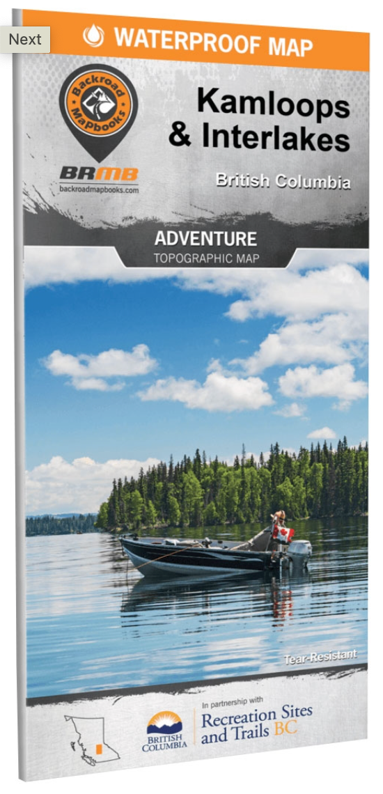 BRMB Kamloops BC TOPO Map | Mt. Waddington's Outdoors